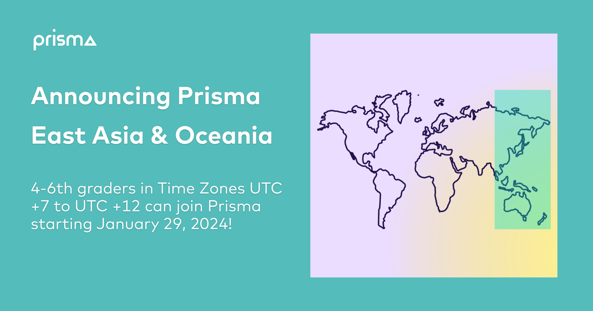 Announcing Prisma East Asia and Oceania